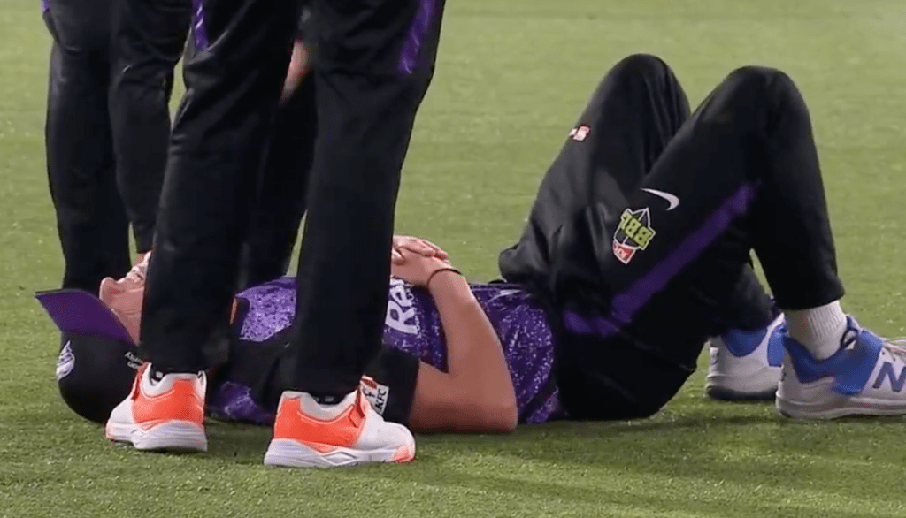 Nathan Ellis Sustains Injury While Trying to Make a Diving Catch in the ...