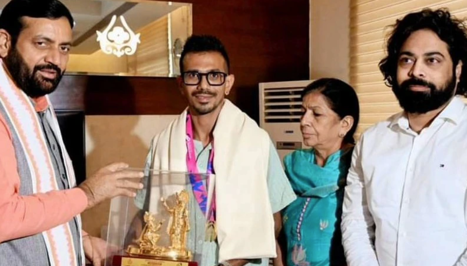 Yuzvendra Chahal Honored by Haryana CM for India’s T20 World Cup 2024 ...
